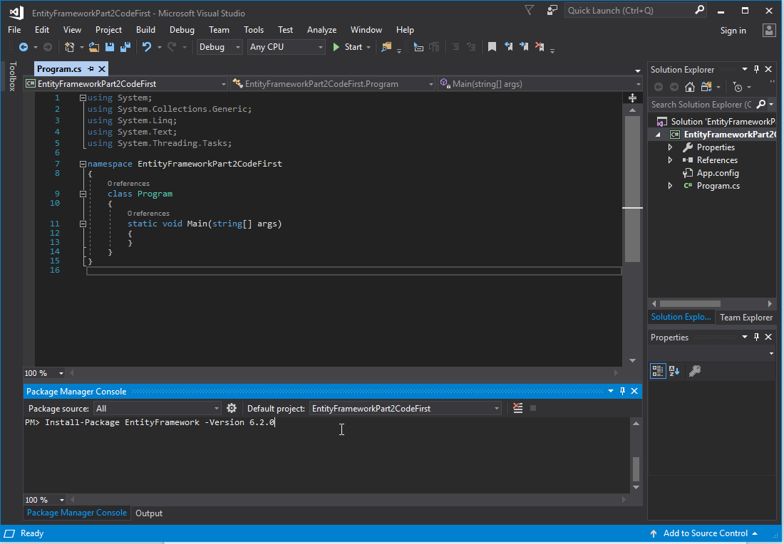 Exploring Entity Framework Part 2: The Code First Approach – Tech Talk With Whit