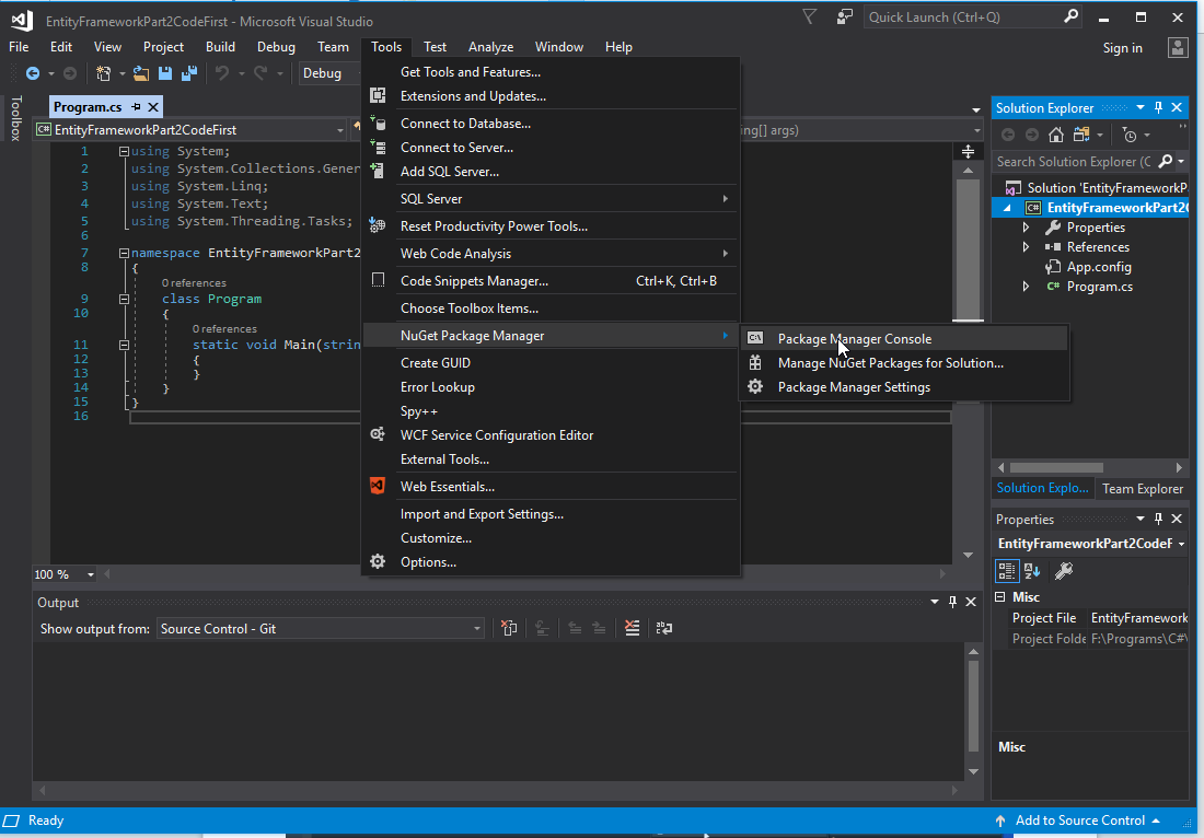 Exploring Entity Framework Part 2: The Code First Approach – Tech Talk With Whit
